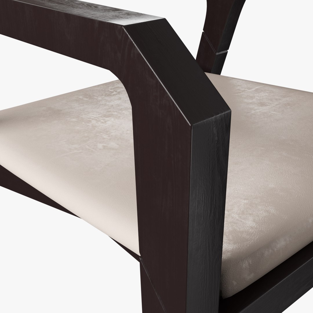 Okha Clyde Carver Dining Chair 3D Model - TurboSquid 1168351