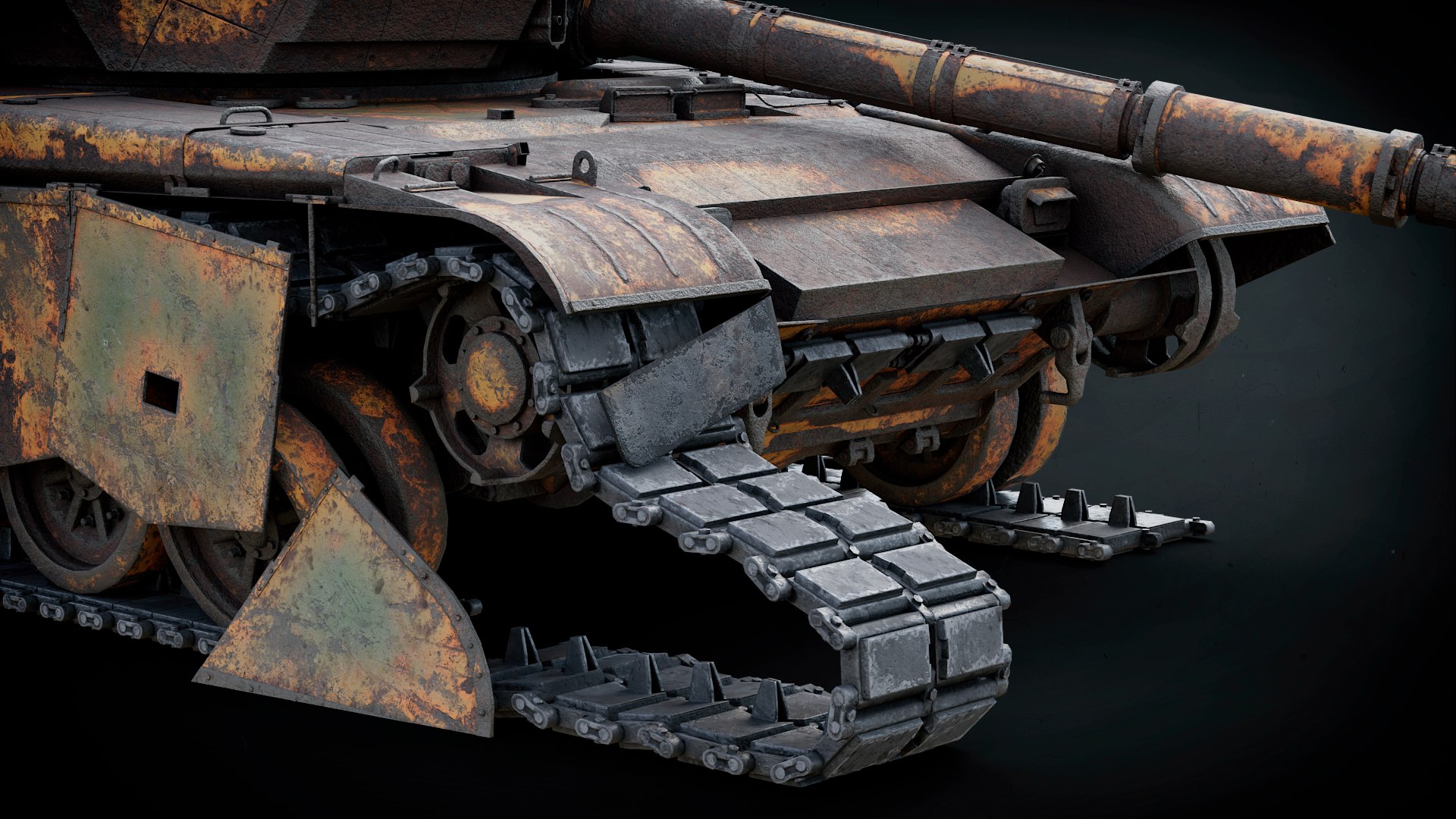 3D Burnt Type 99 Chinese Main Battle Tank Model - TurboSquid 2150118