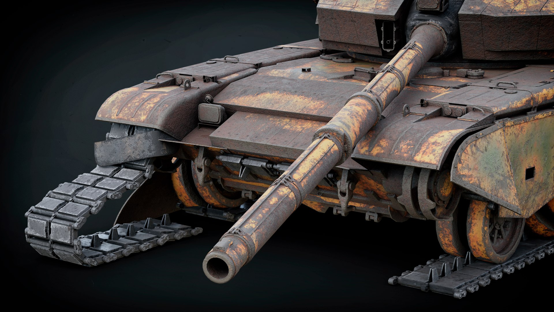 3D Burnt Type 99 Chinese Main Battle Tank Model - TurboSquid 2150118