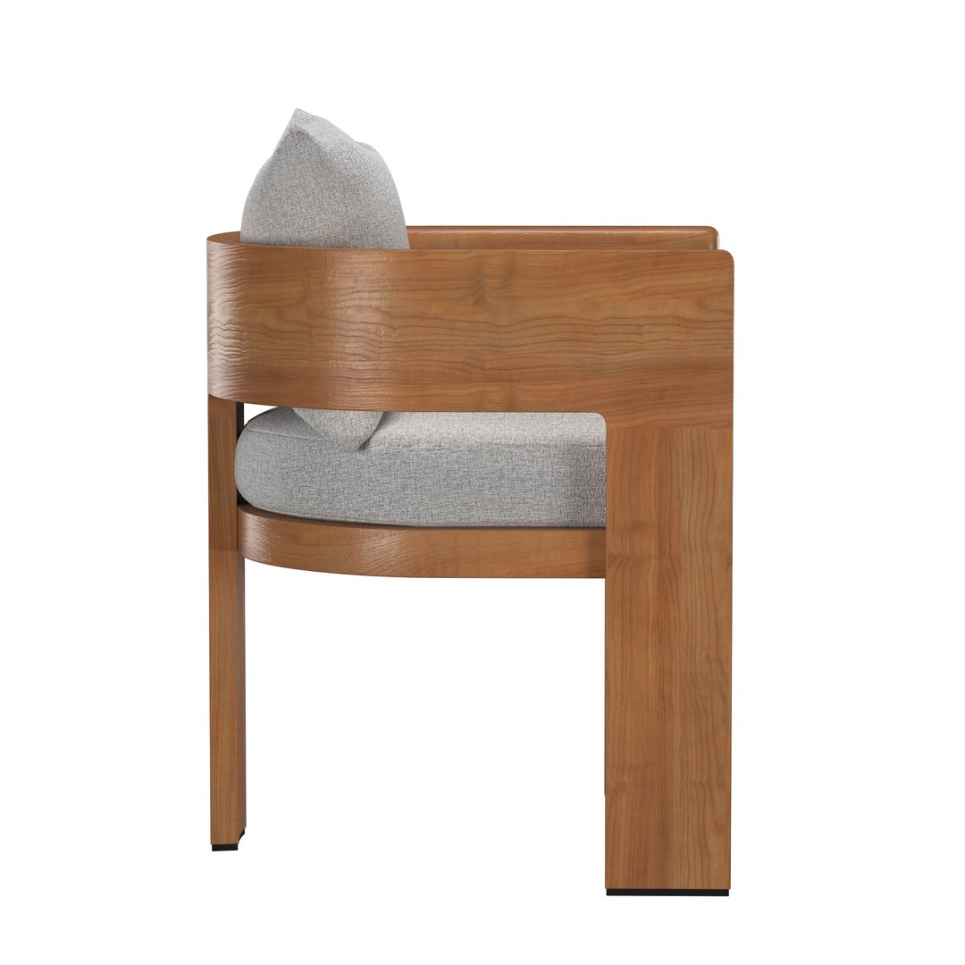 VICTORIA TEAK DINING CHAIR 3D - TurboSquid 2266016
