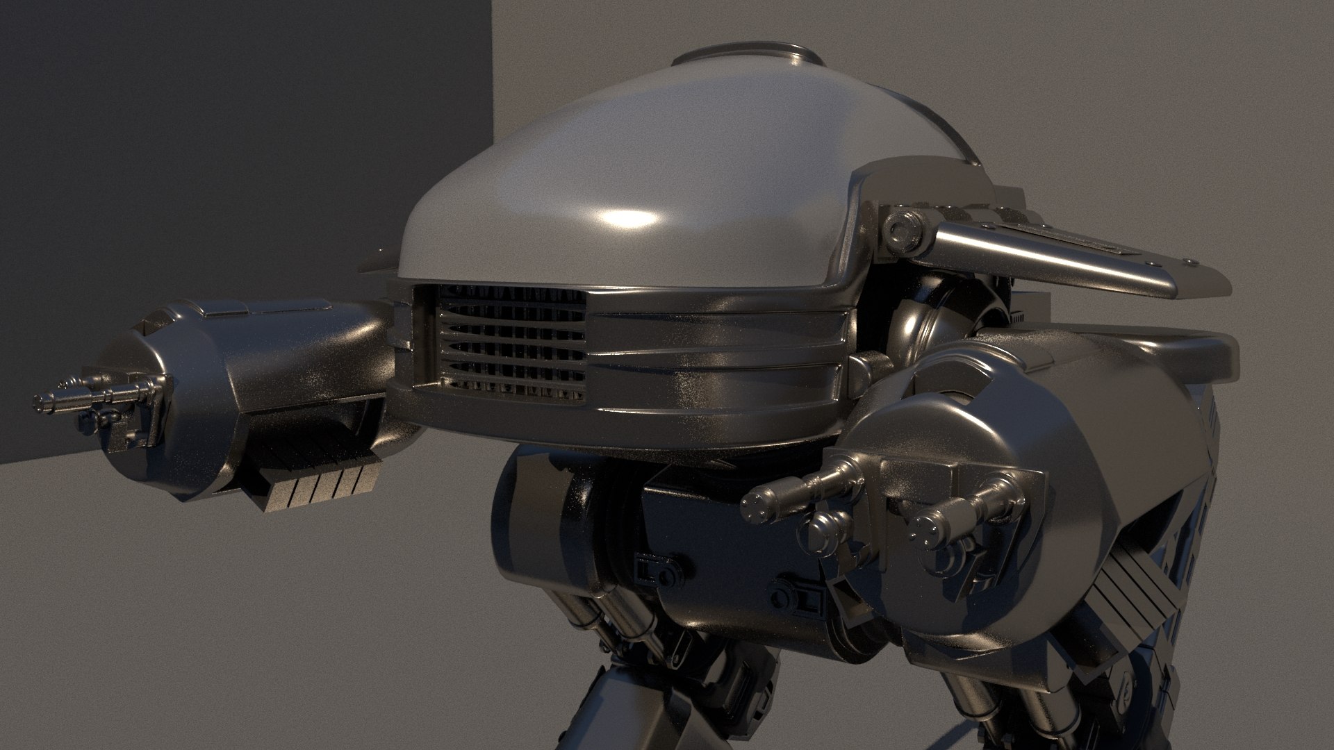 3D Model ED-209 Robocop - TurboSquid 1978530