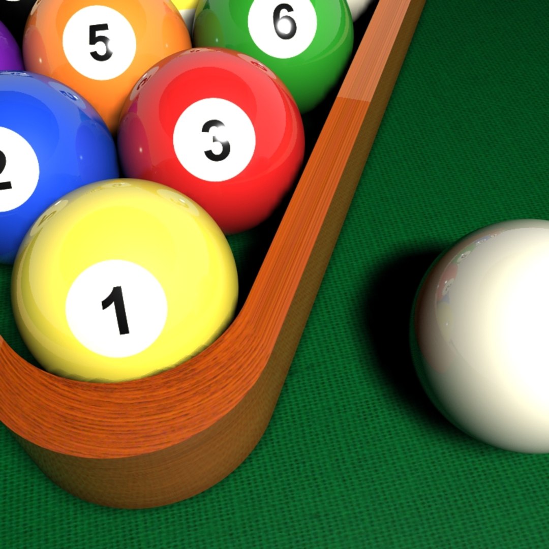 3d Model Billiard Ball Table