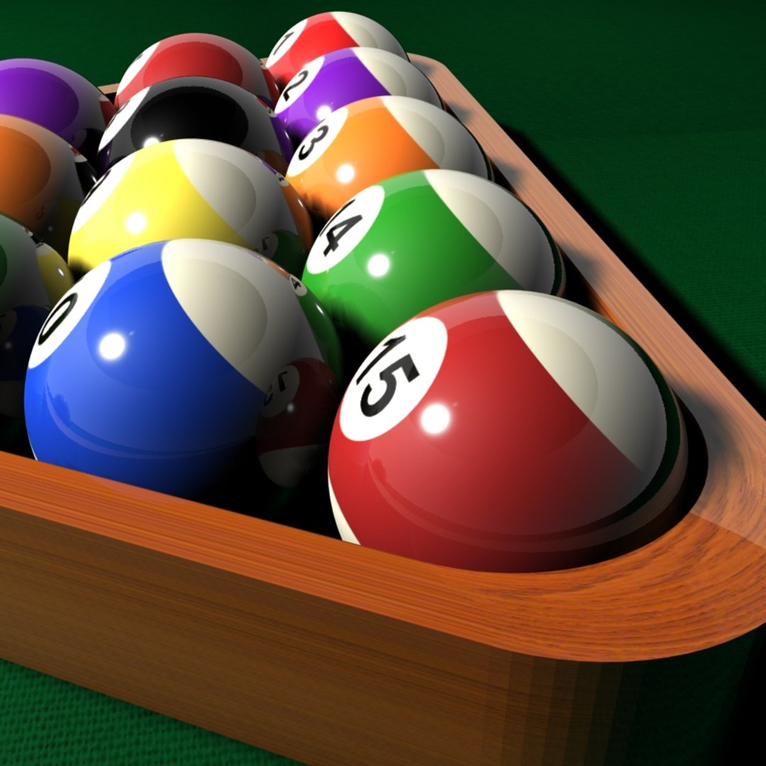 3d Model Billiard Ball Table