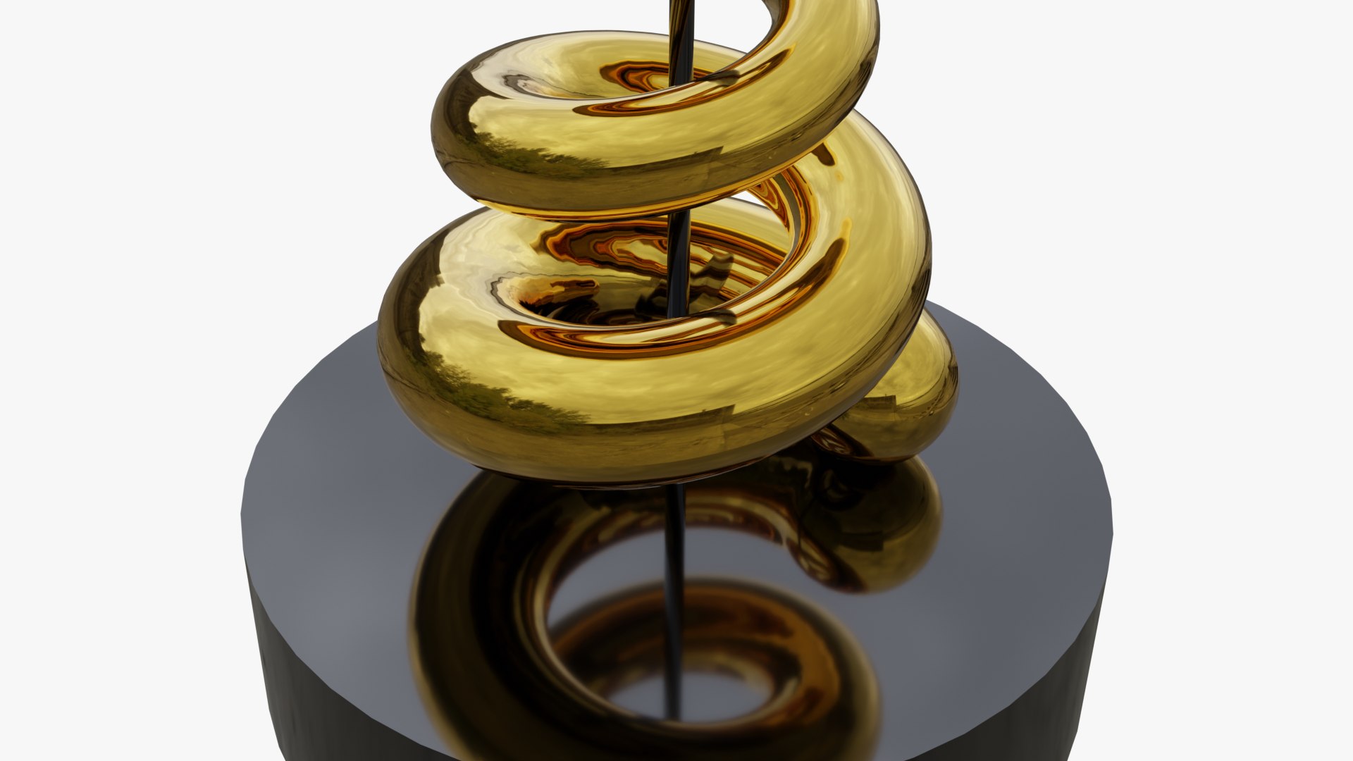 3D Spiral Figure Statue 02 Tree Model - TurboSquid 2281965
