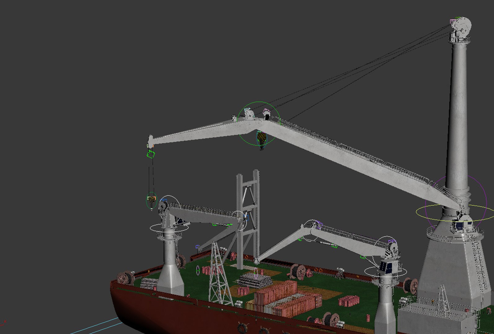 3ds Max Multipurpose Vessel Ship Use