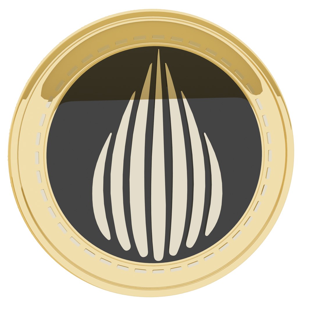 Dropil Cryptocurrency Gold Coin 3D Model - TurboSquid 1849297