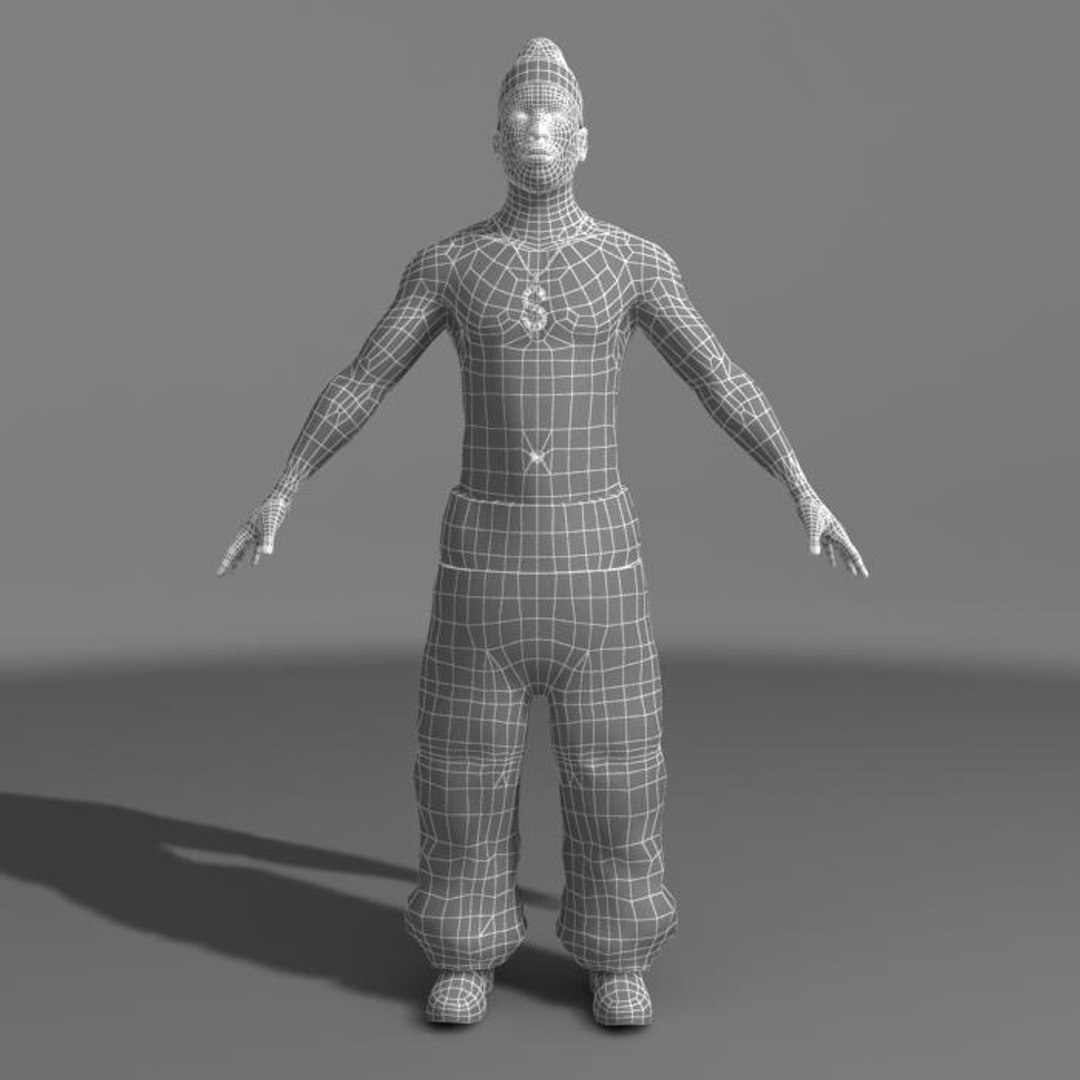 3d Model Rigged Character