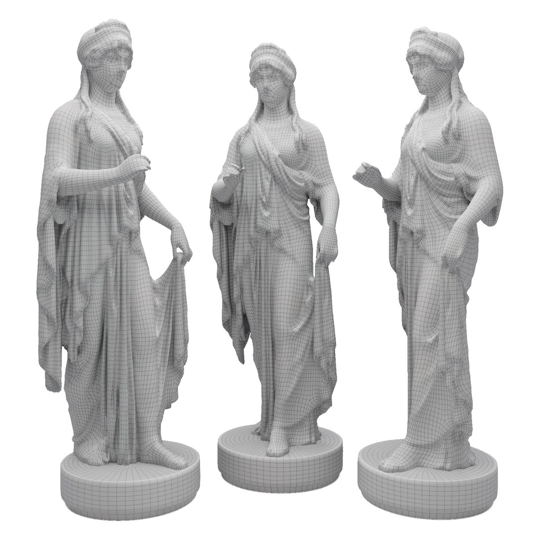 3D Model Goddes Greeks Culpture - TurboSquid 2307557