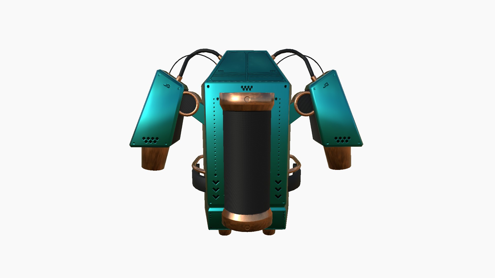 3D Jetpack G10 Blue Bronze - SciFi Character Design model - TurboSquid 1965981