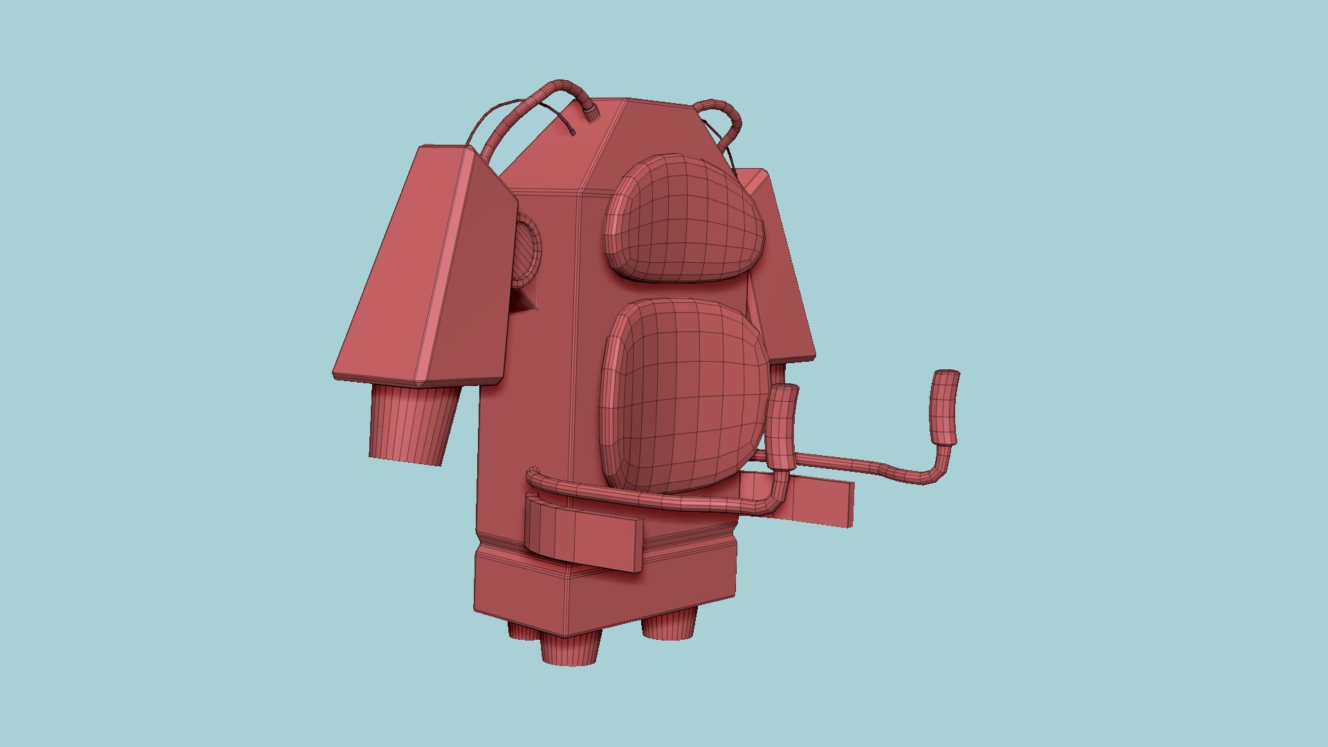 3D Jetpack G10 Blue Bronze - SciFi Character Design model - TurboSquid ...