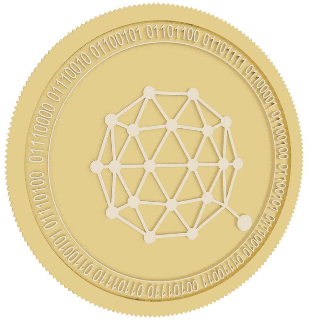 3D qtum coin - TurboSquid 1434713