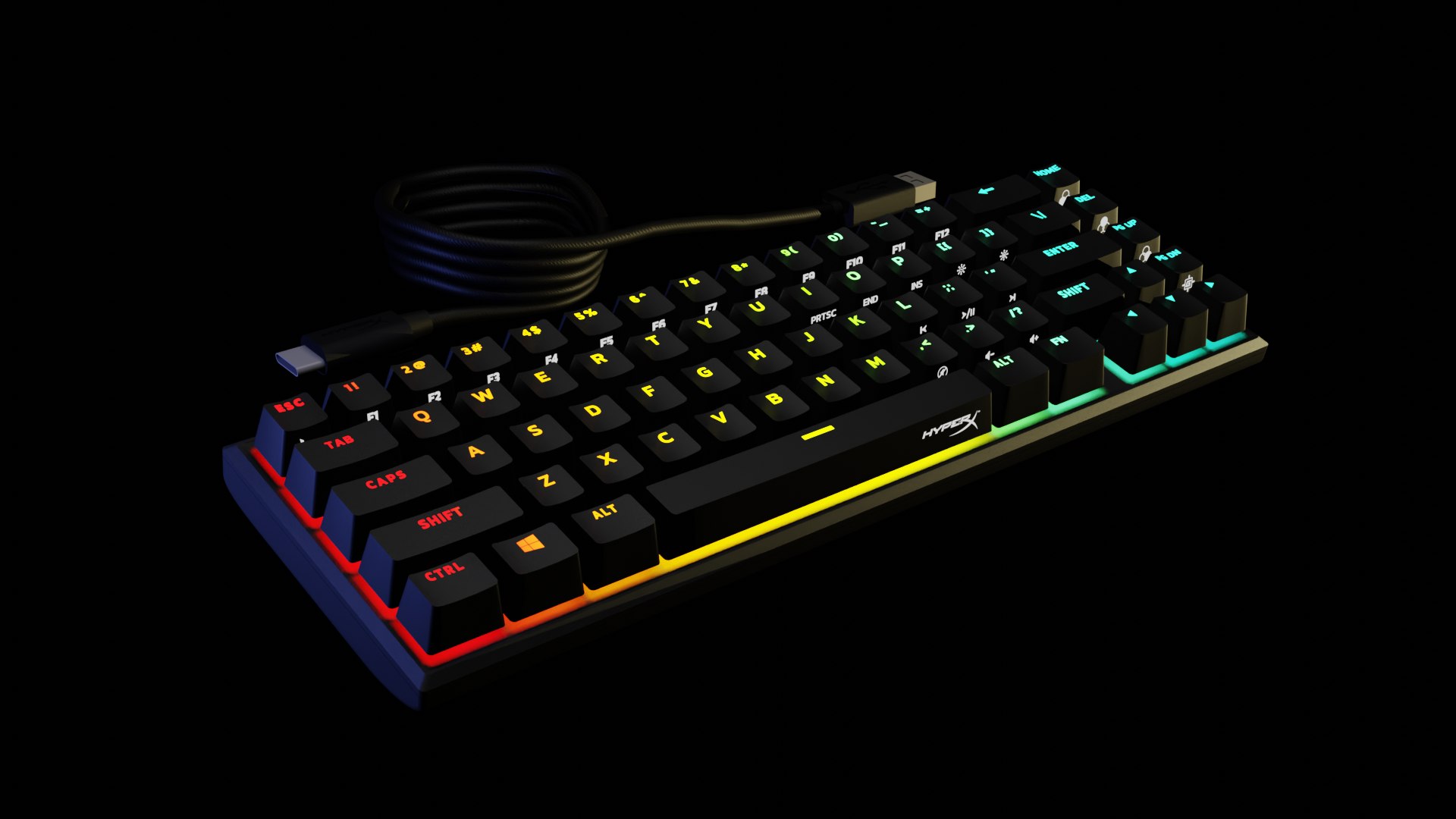 3D HyperX Alloy Origins 65 RGB Mechanical Gaming Keyboard - TurboSquid ...