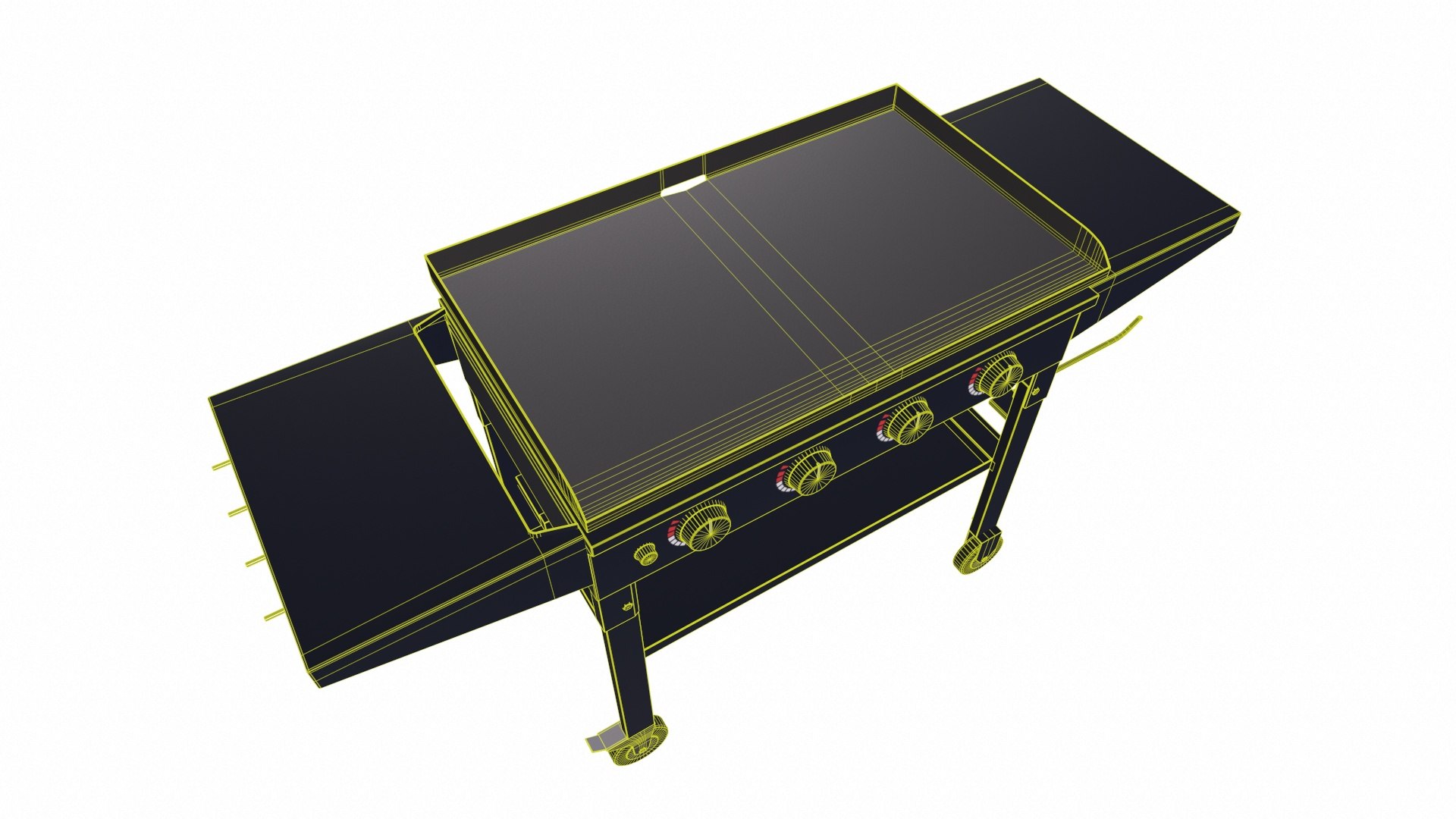 3D Gas Grill Griddle Station - TurboSquid 2208615