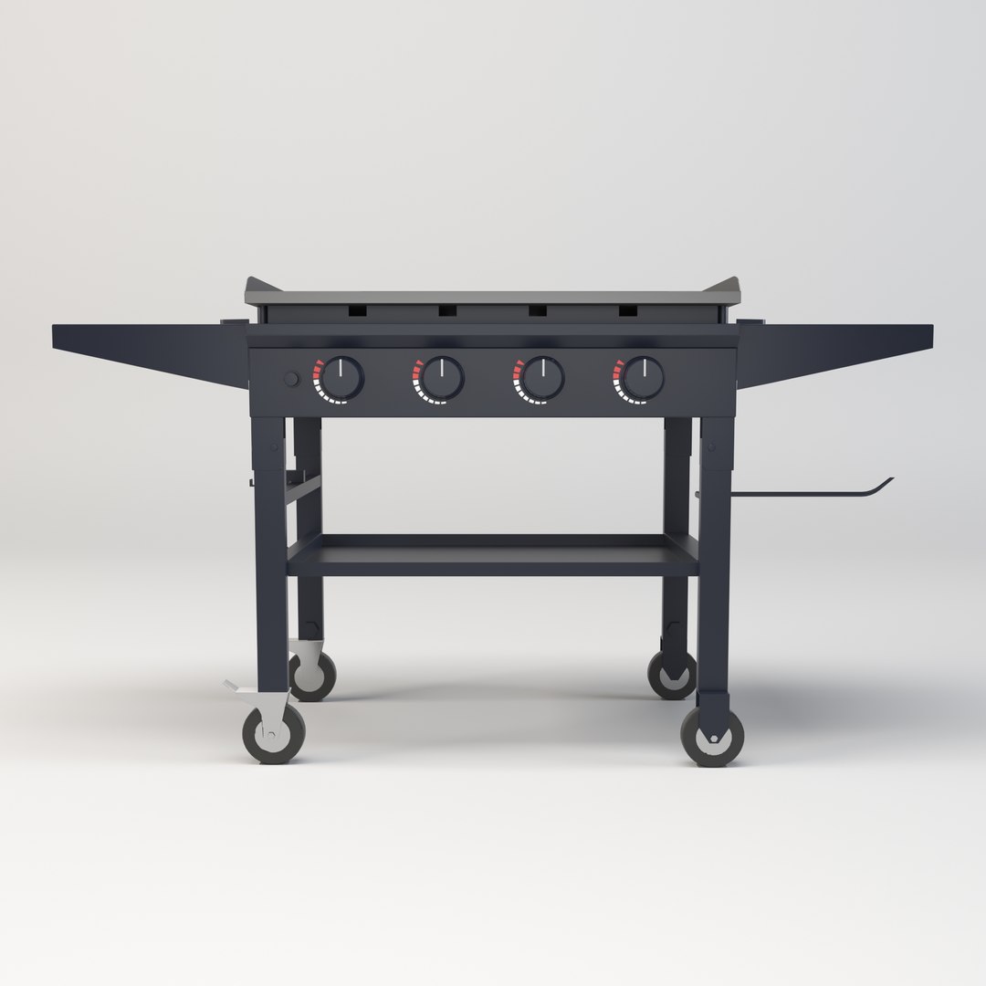 3D Gas Grill Griddle Station - TurboSquid 2208615