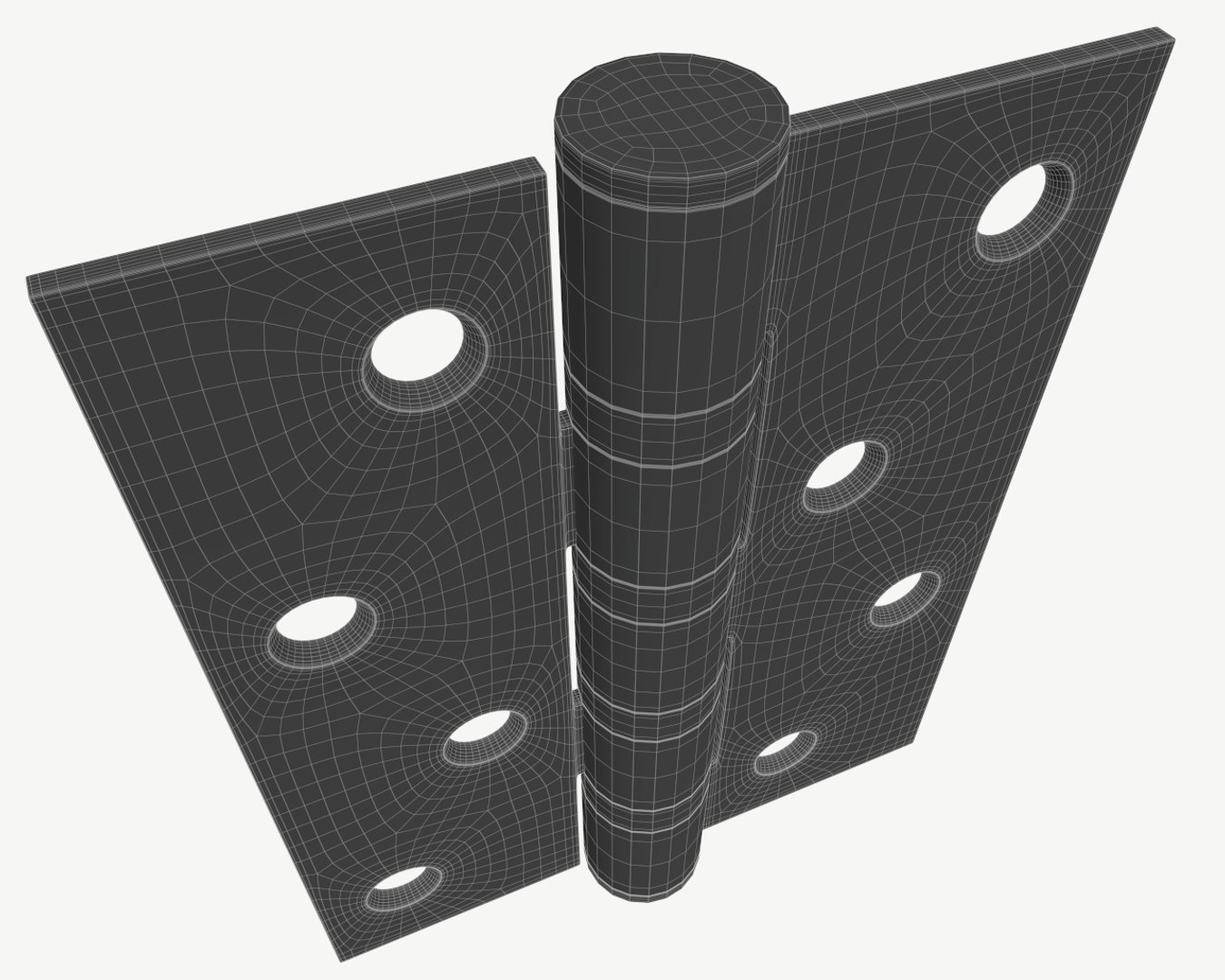 Door Hinge 3D Model - TurboSquid 1367560