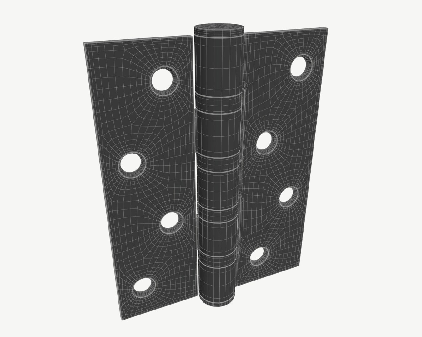 Door Hinge 3D Model - TurboSquid 1367560