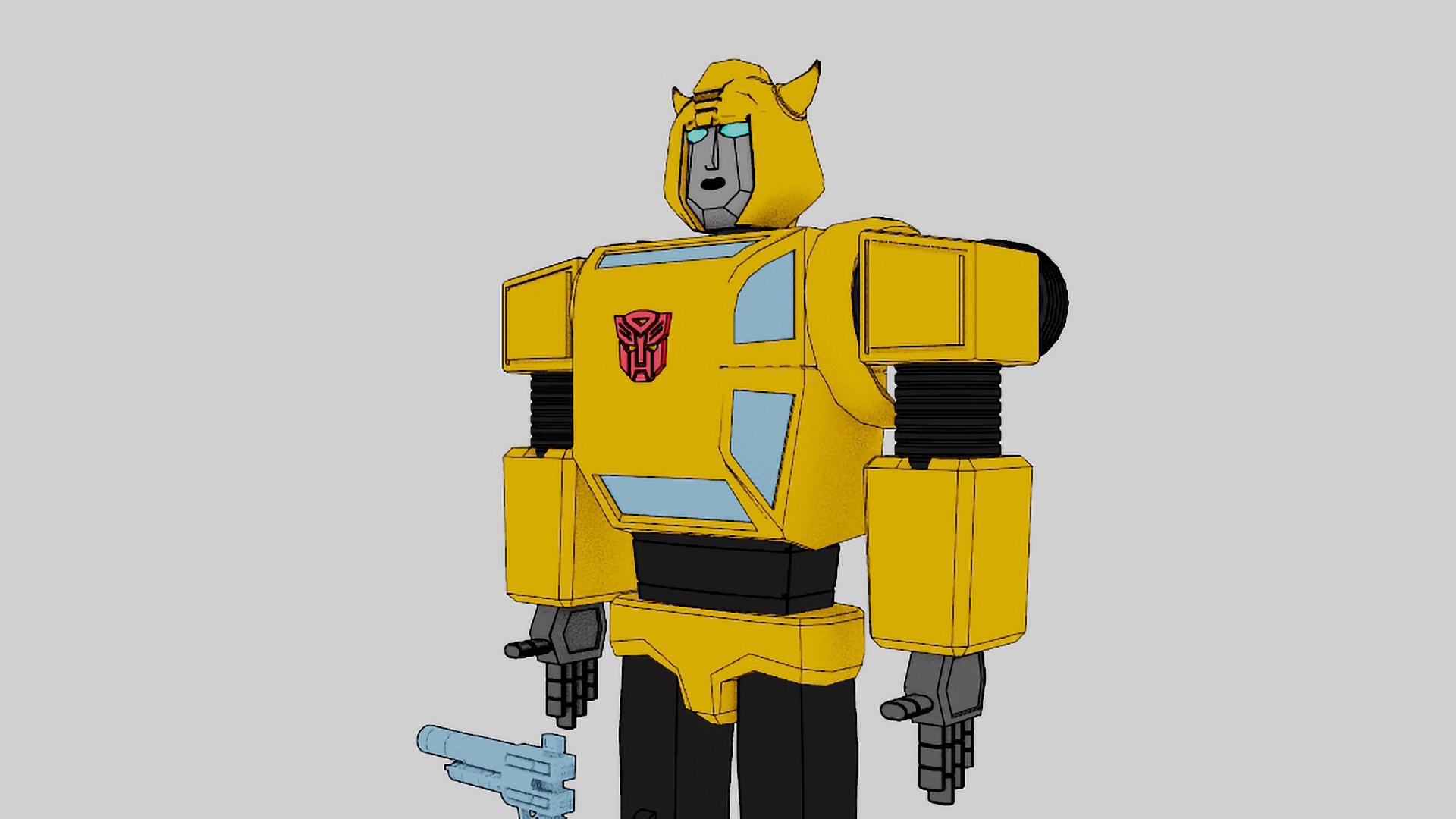 3D Transformers Bumblebee Combo - Robot Gun Car Mode Model - TurboSquid ...