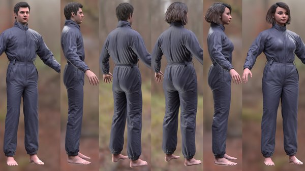 Overalls 3D Models for Download | TurboSquid