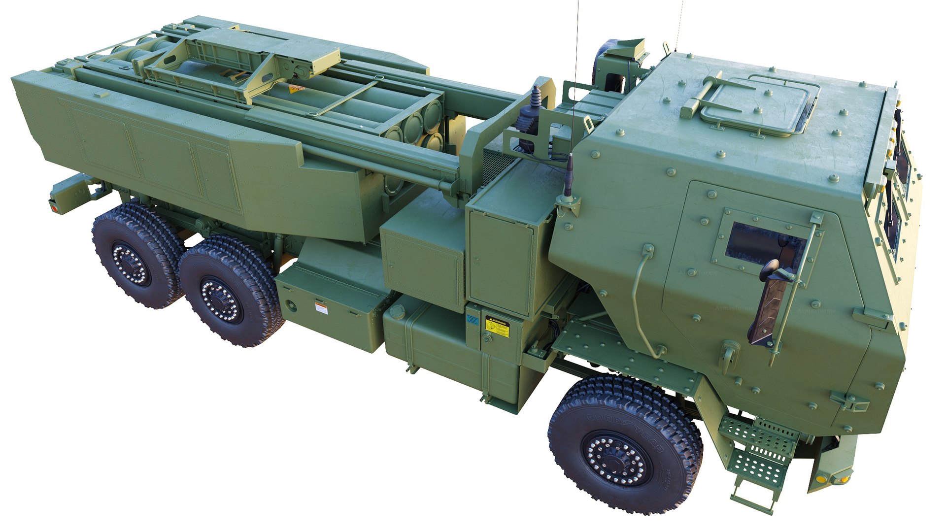 M142 HIMARS 3D Model - TurboSquid 2184753