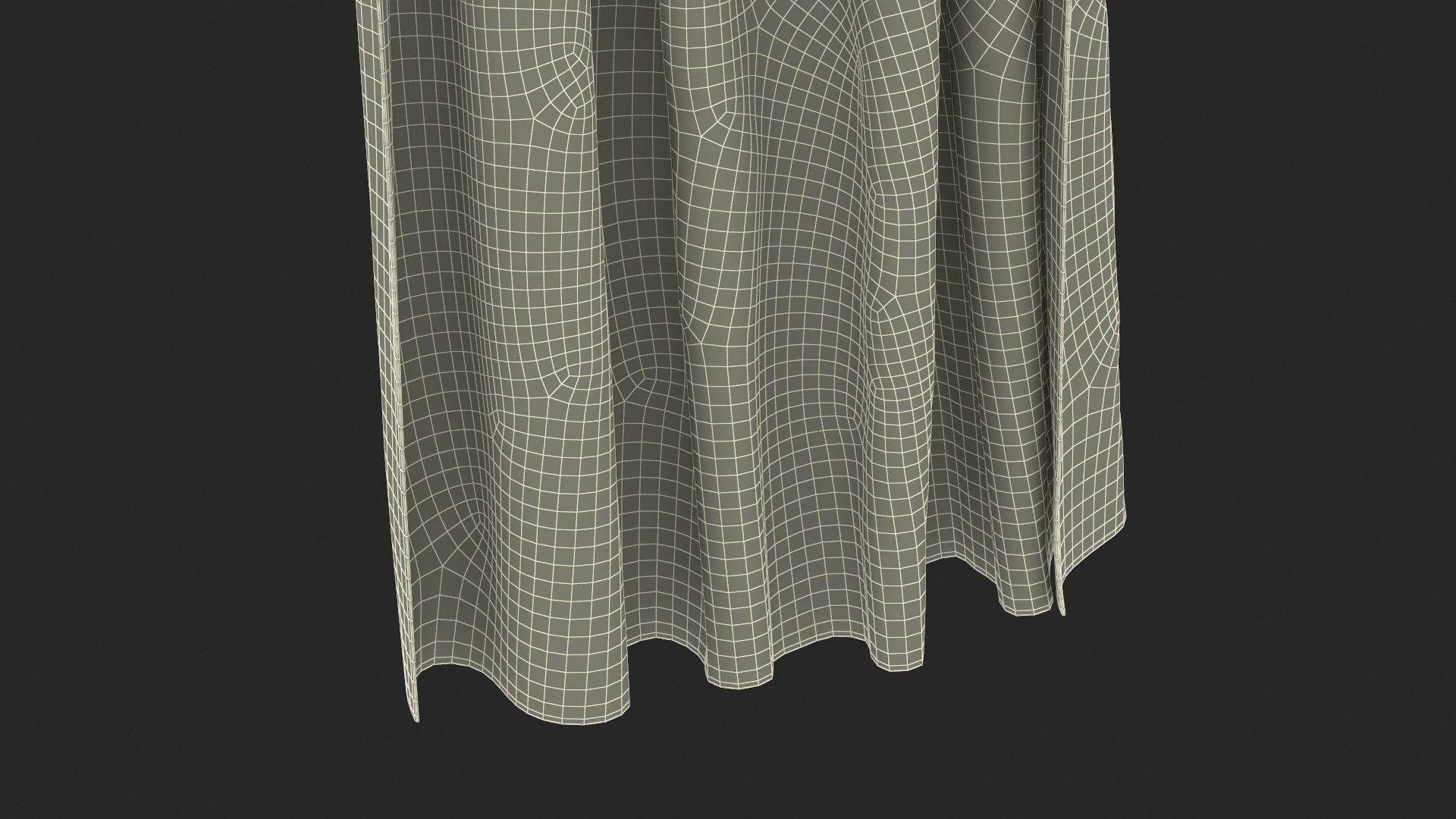Classic Window Curtains Set 3D Model - TurboSquid 2270546