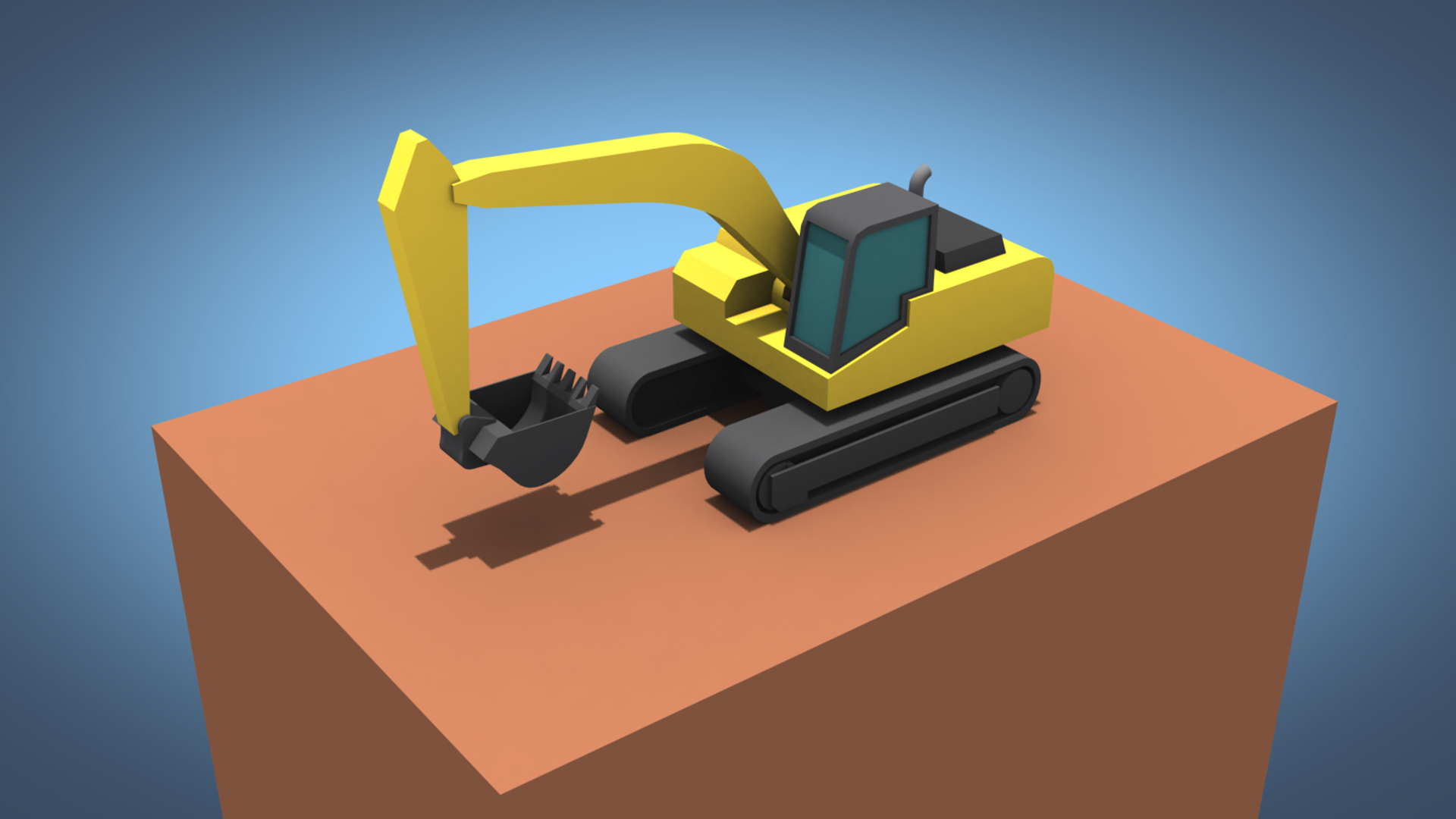 Excavator Stylized 3D Model - TurboSquid 1425006