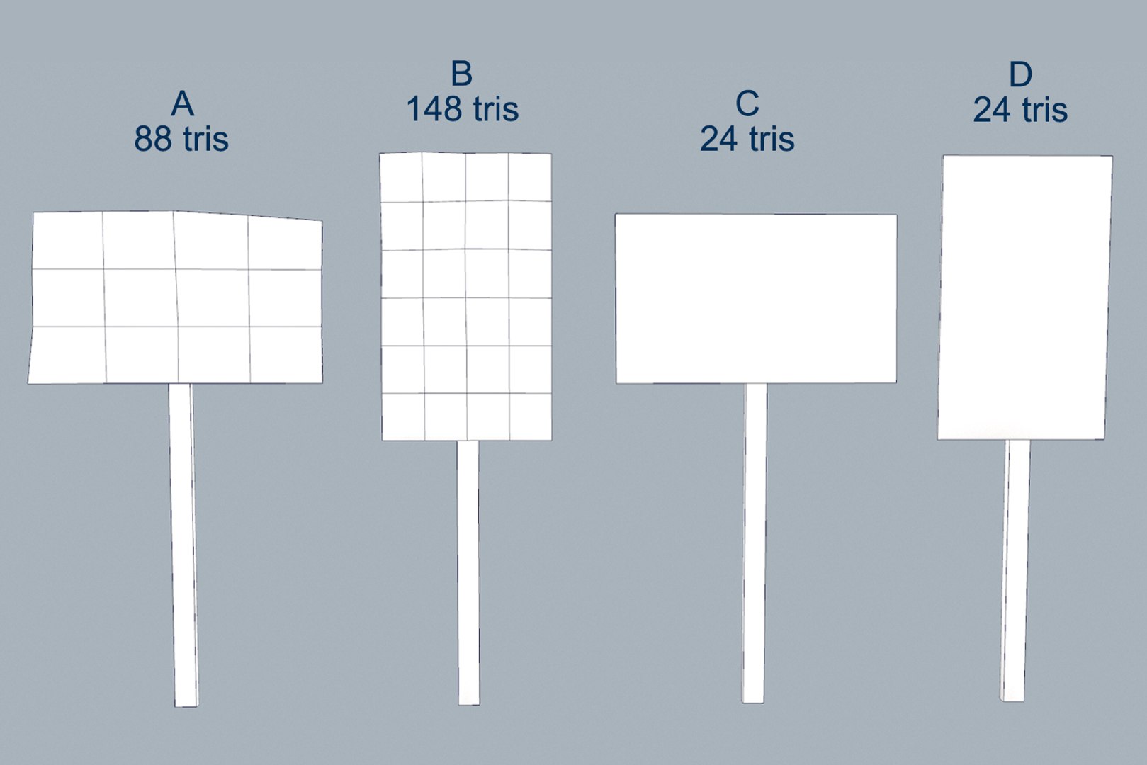 Strike Protest Signs Ready 3d Model