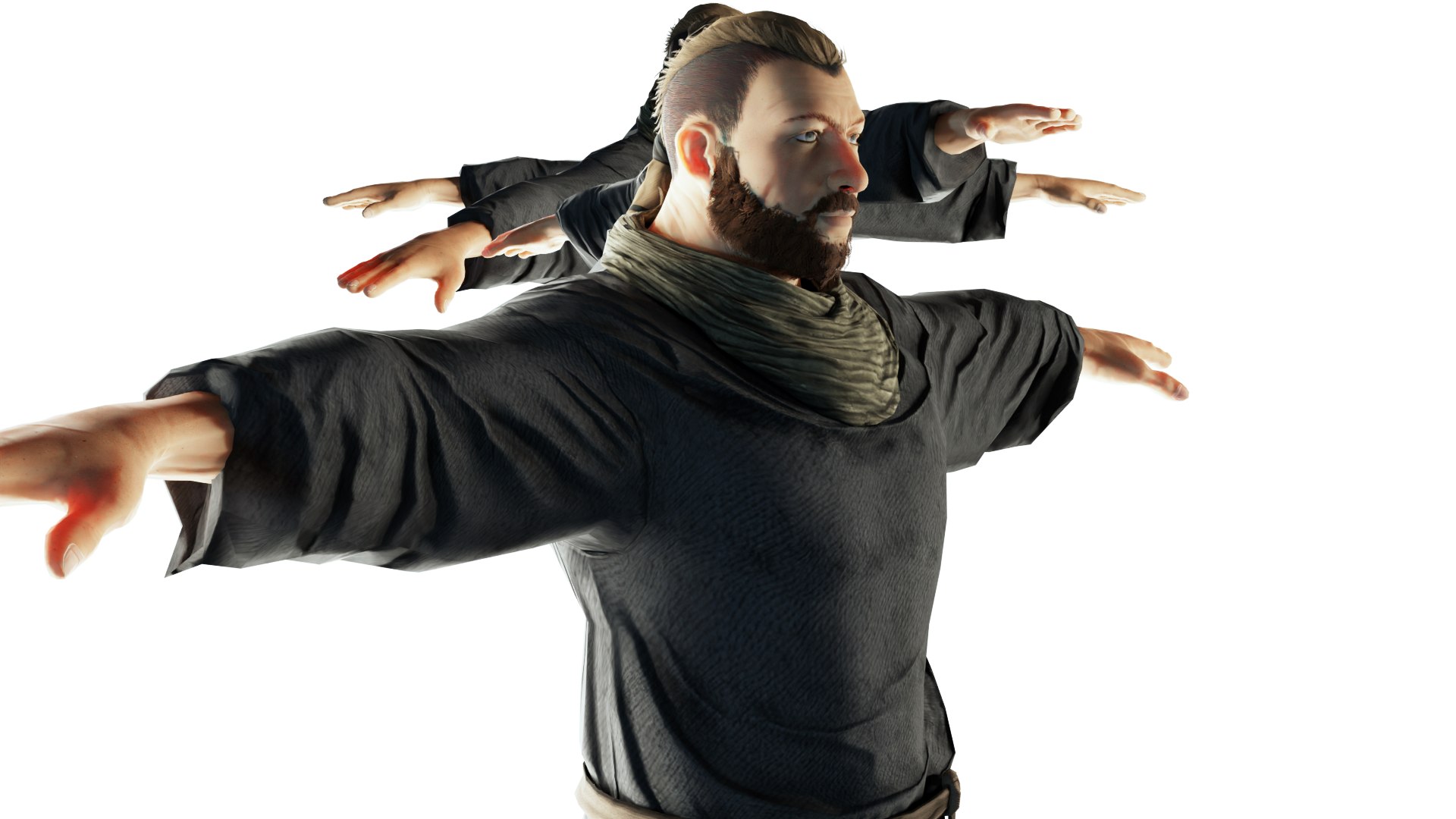 Medieval Viking Giant 3D Model Epic Battle Ready Creation Low-poly 3D ...