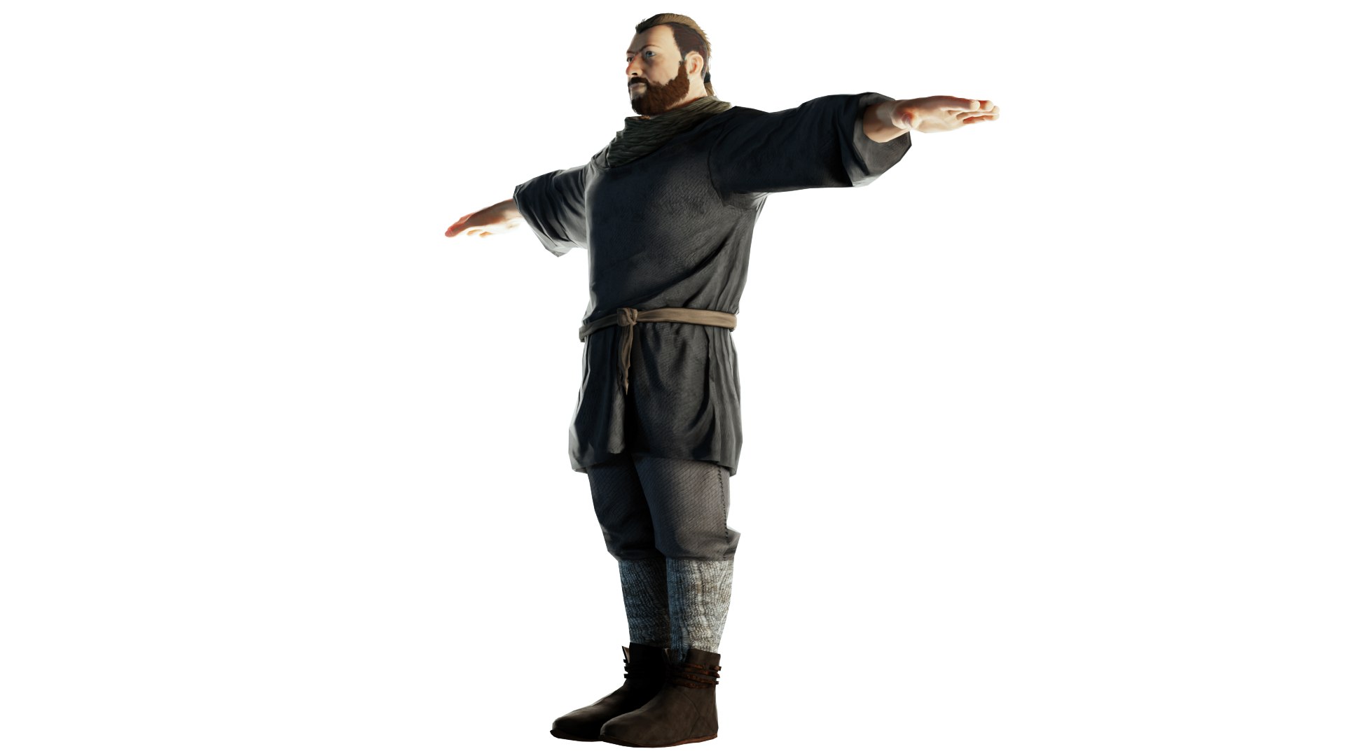 Medieval Viking Giant 3D Model Epic Battle Ready Creation Low-poly 3D ...