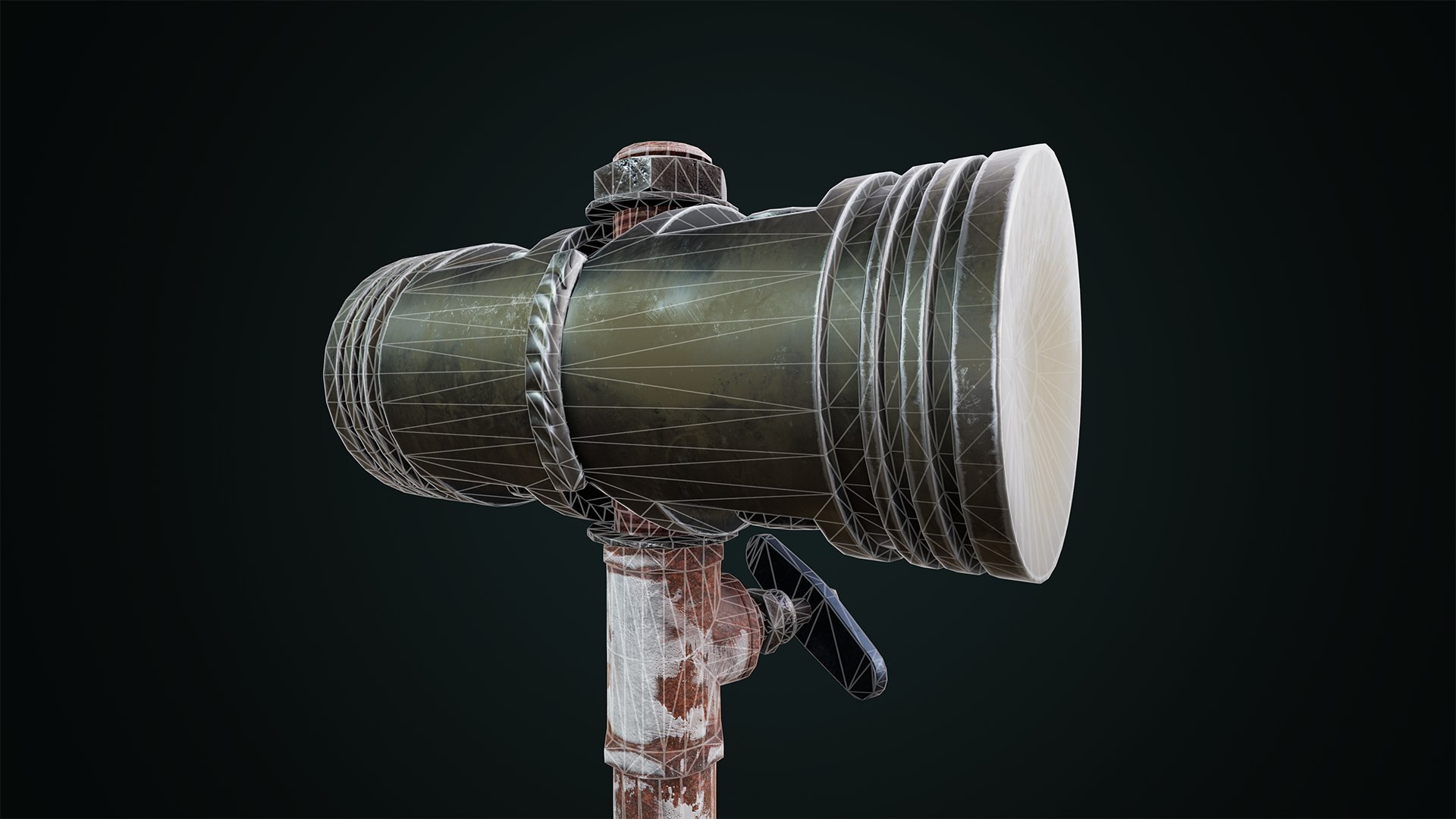 Post Apocalyptic Piston Hammer 3D model - TurboSquid 1741271