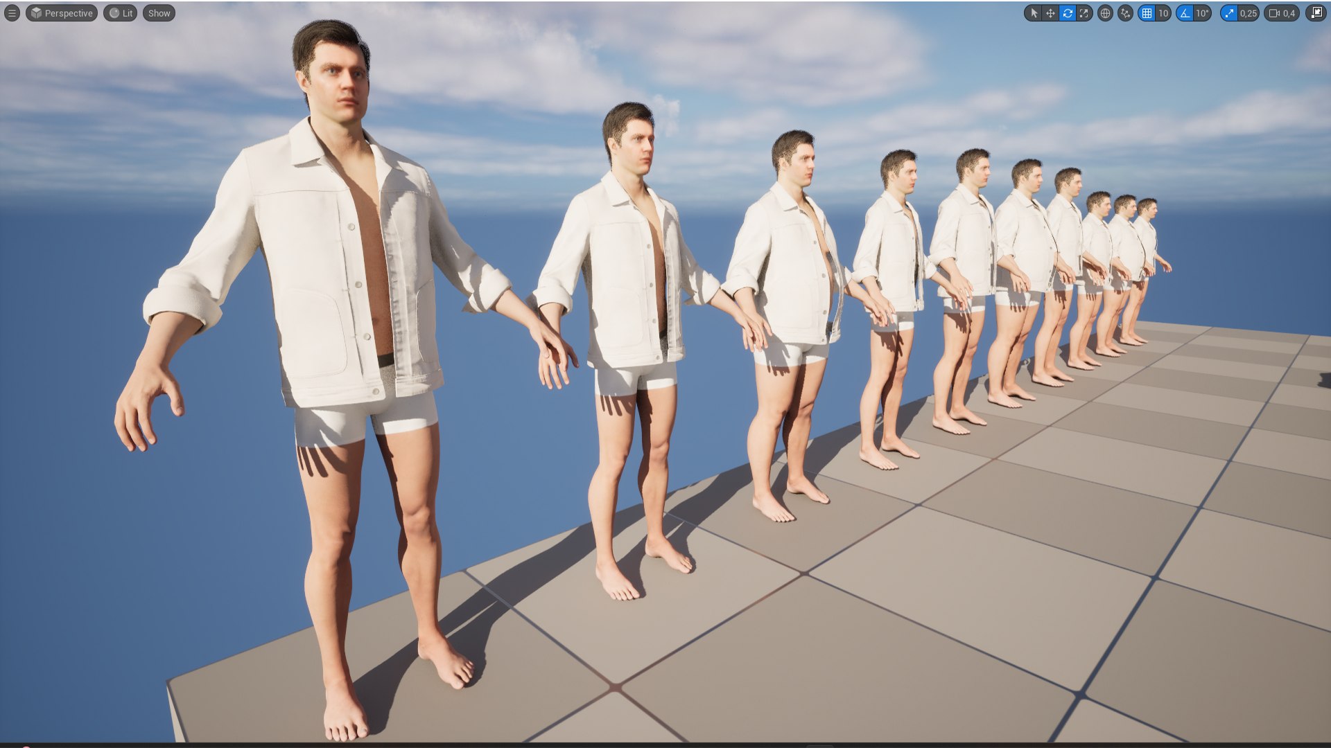 3D Model Jacket 14 - All MH Bodies UE5 Skeletons - Rigged - TurboSquid ...