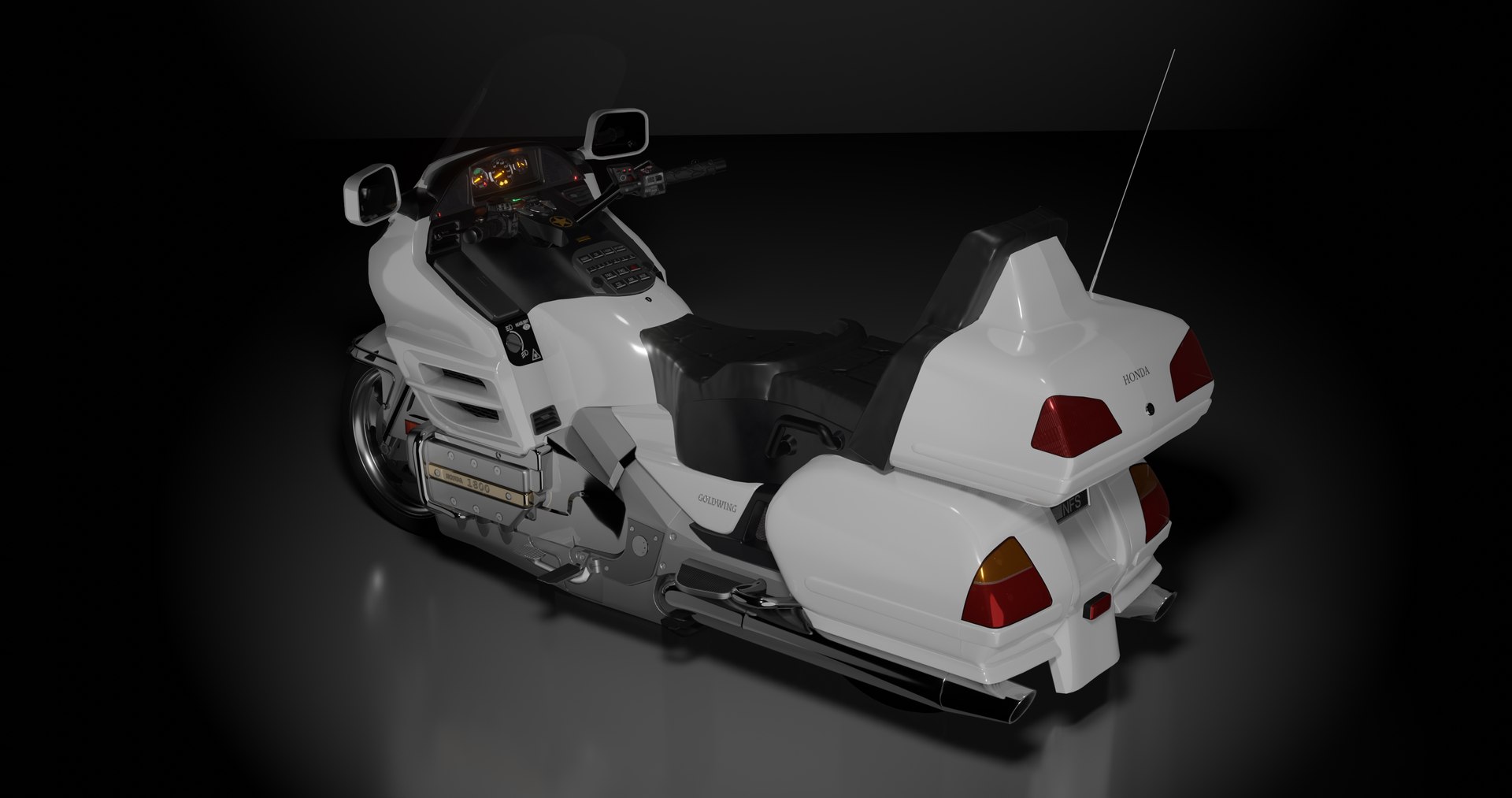 Honda GoldWing Color Sets 3D Model - TurboSquid 1836445