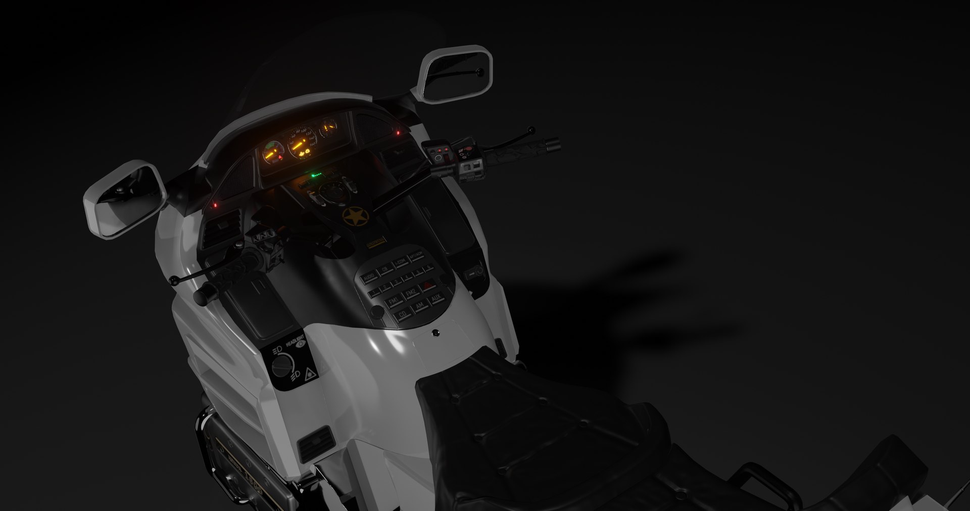 Honda GoldWing Color Sets 3D Model - TurboSquid 1836445