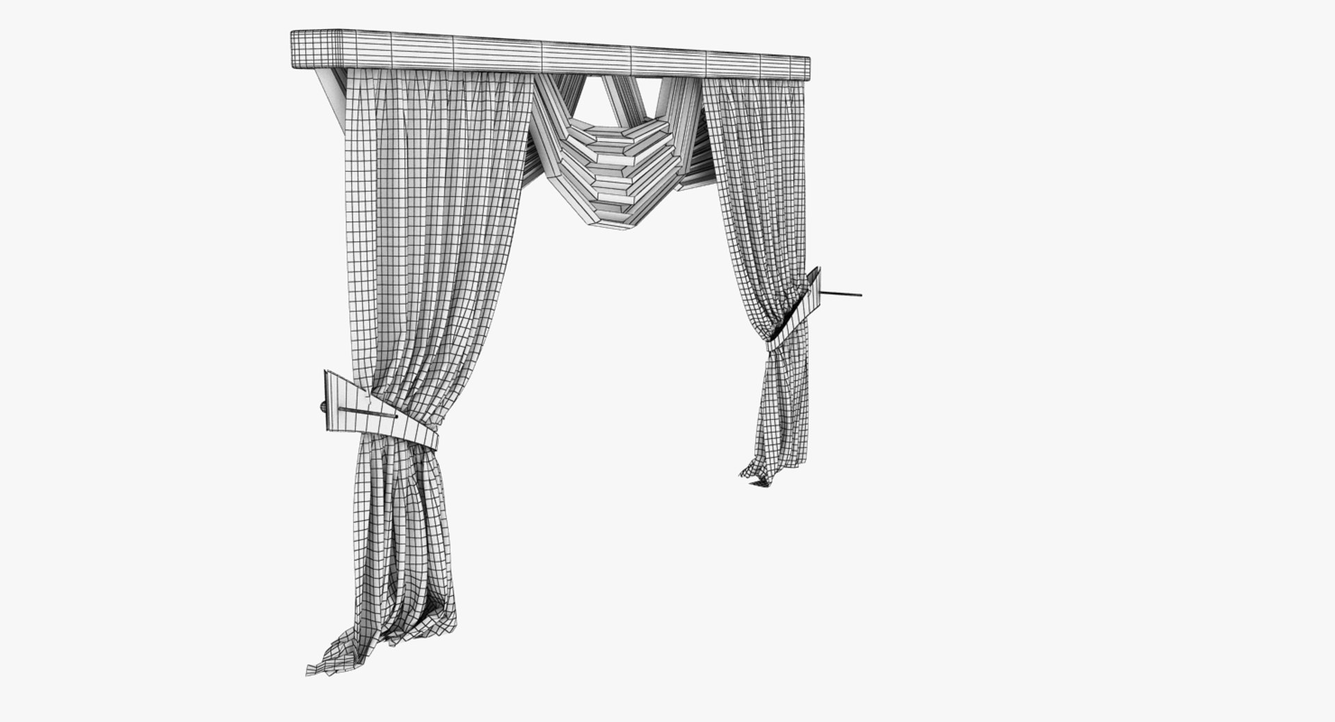 Curtain 3d 3ds