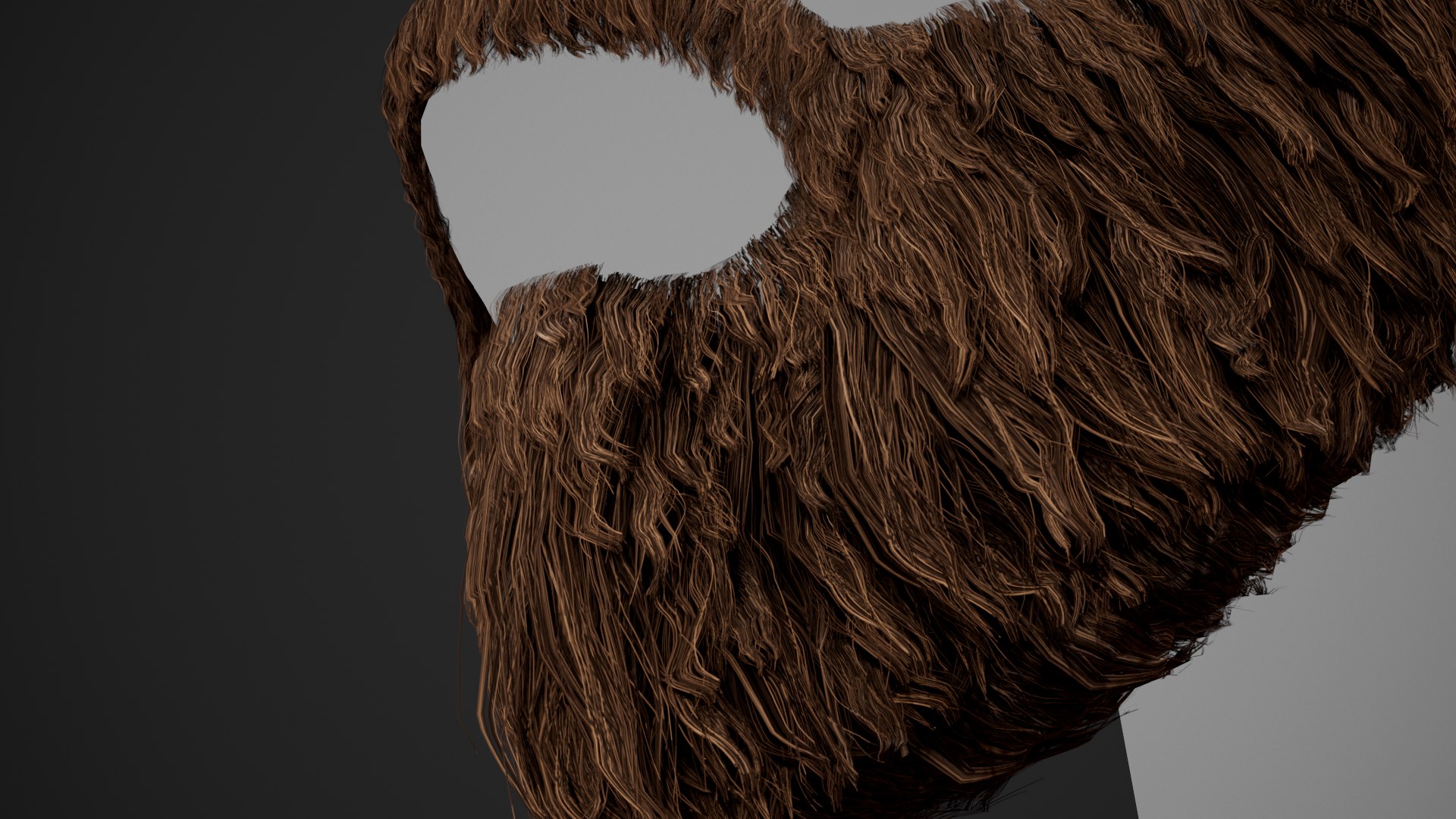 Facial Hair Cards Style 2 - Full Beard 2 3D Model - TurboSquid 1983505