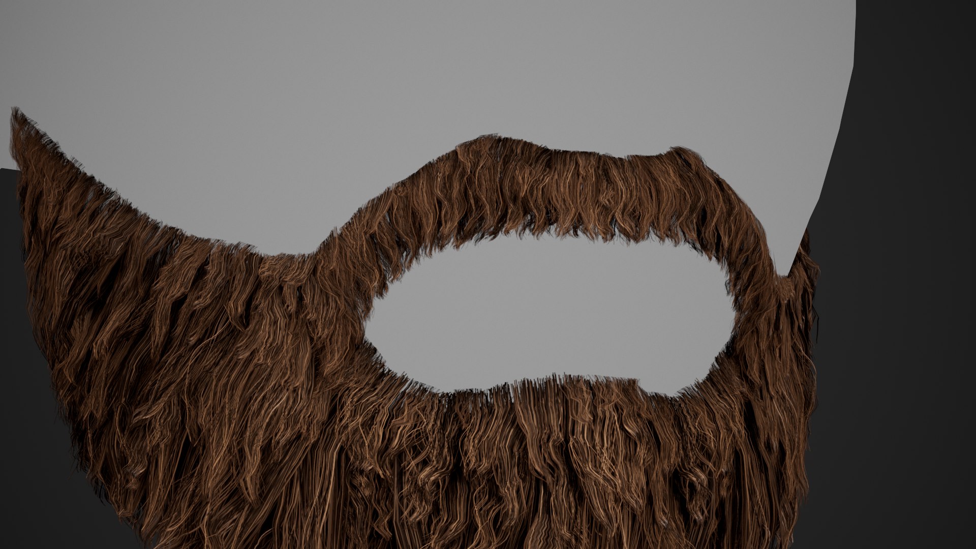 Facial Hair Cards Style 2 - Full Beard 2 3D Model - TurboSquid 1983505