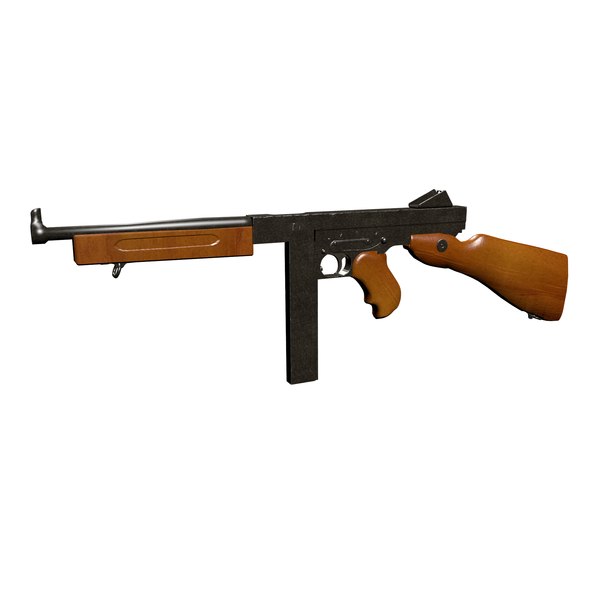 3d thompson submachine gun