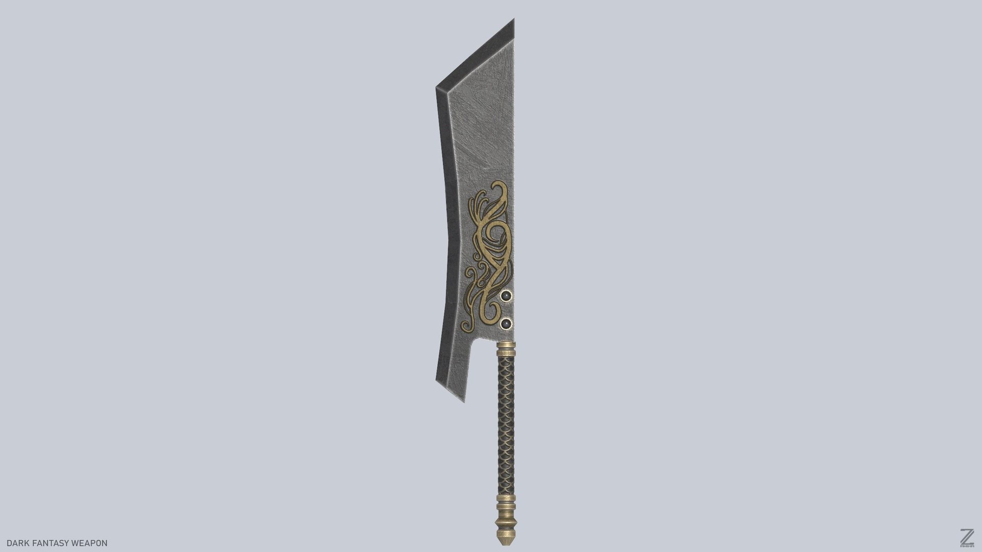 3D Dark Fantasy Weapon - TurboSquid 2239196