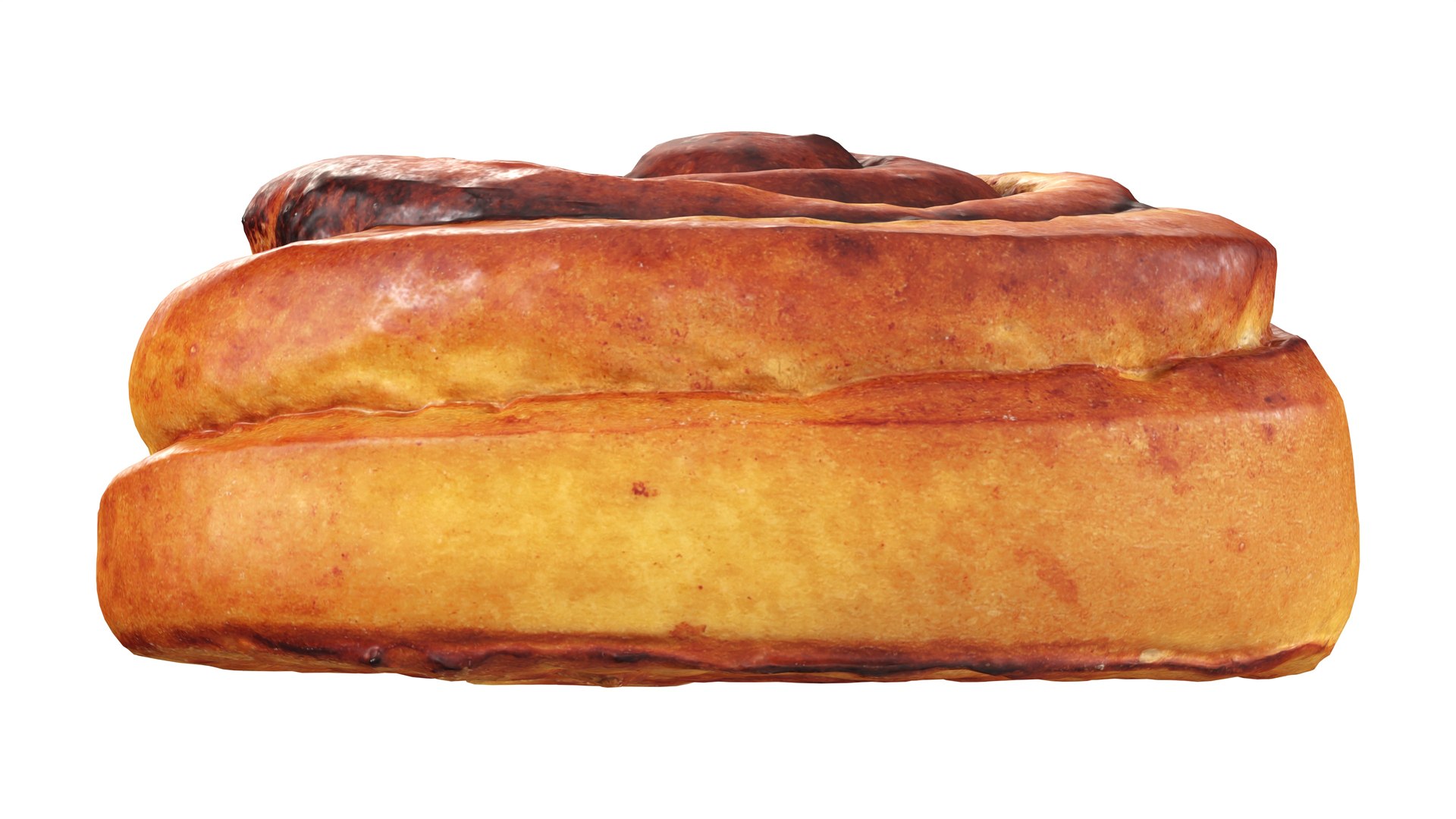 3D Sweet Roll With Cinnamon - TurboSquid 2392633