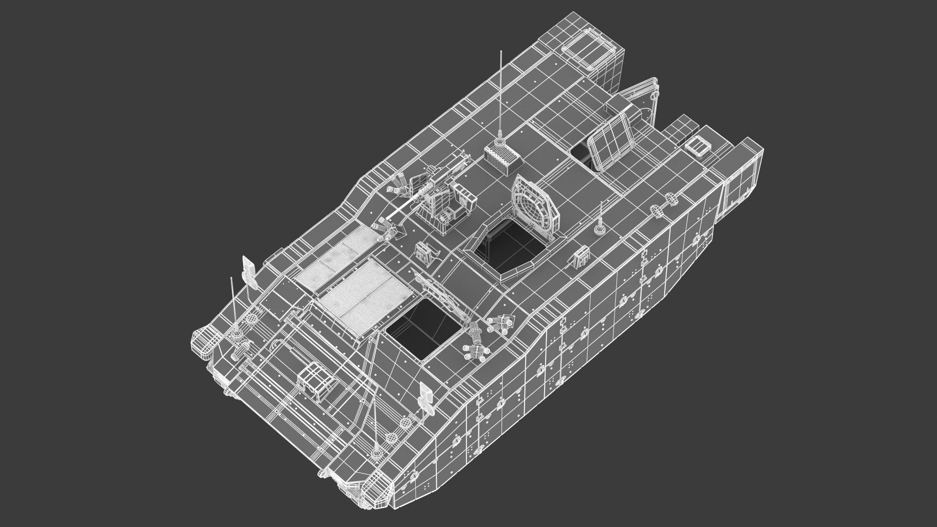 3D Ares Armoured Vehicle - TurboSquid 1921297