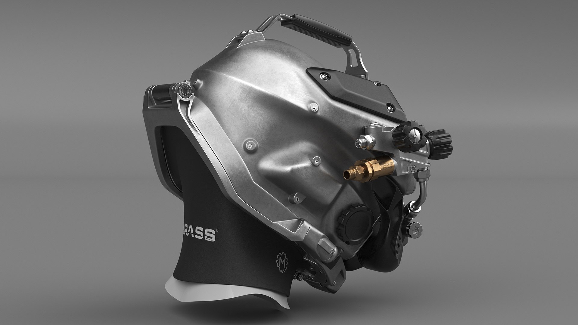 3D Commercial Diving Helmet Drass D One Model - TurboSquid 2100862