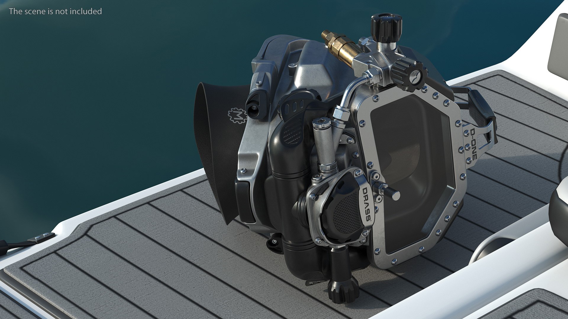 3D Commercial Diving Helmet Drass D One Model - TurboSquid 2100862