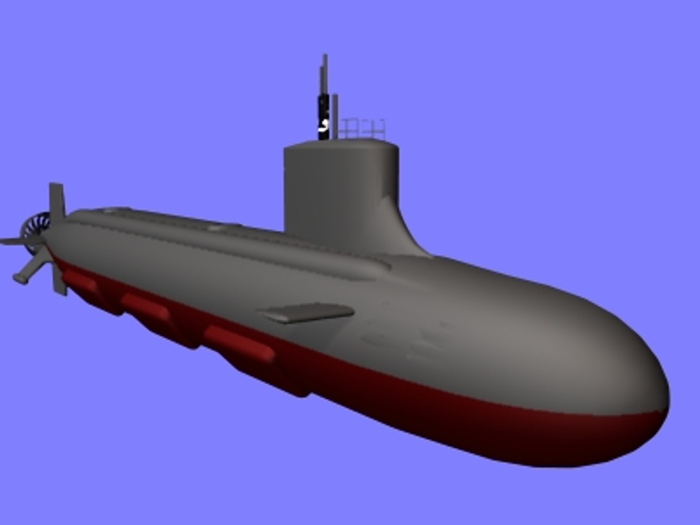 Seawolf Attack Submarine 3d Cob