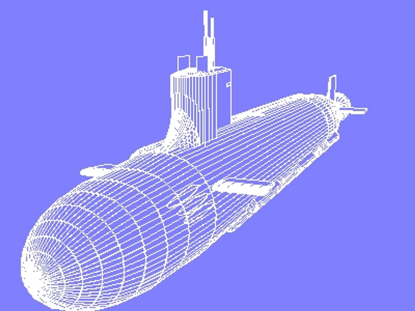 Seawolf Attack Submarine 3d Cob
