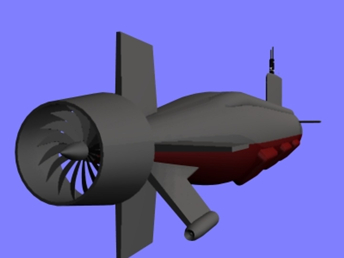 Seawolf Attack Submarine 3d Cob