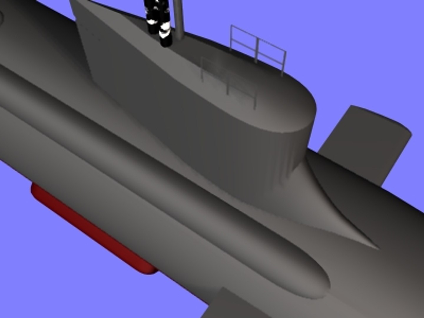Seawolf Attack Submarine 3d Cob