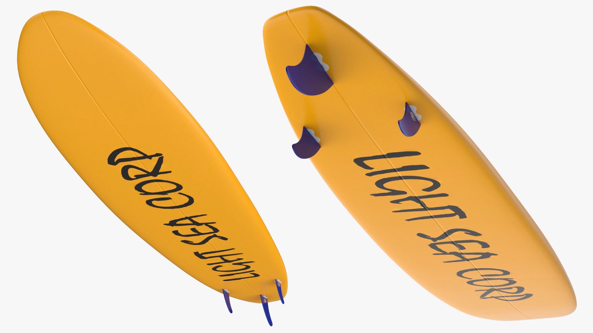 3D Hybrid Longboard Surfboard Model - TurboSquid 2148957