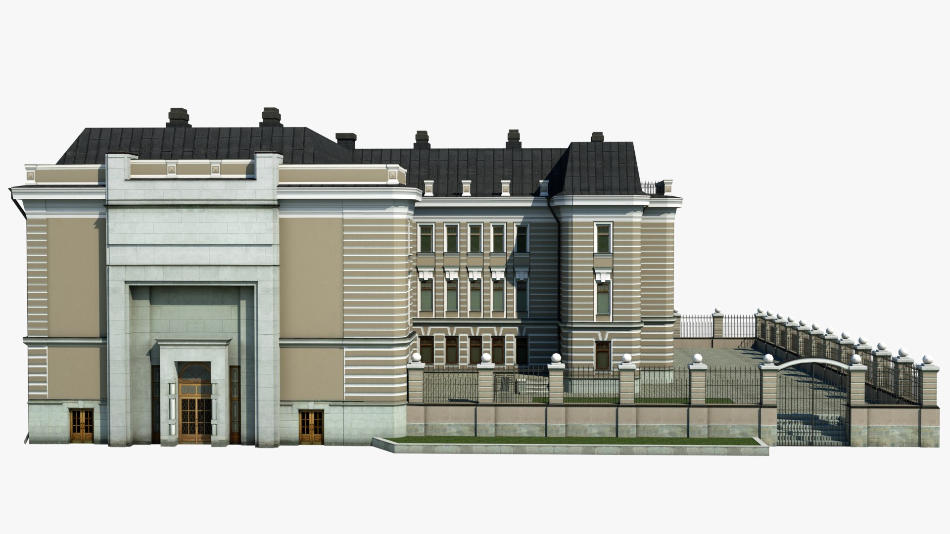 Max Classical Architecture Building