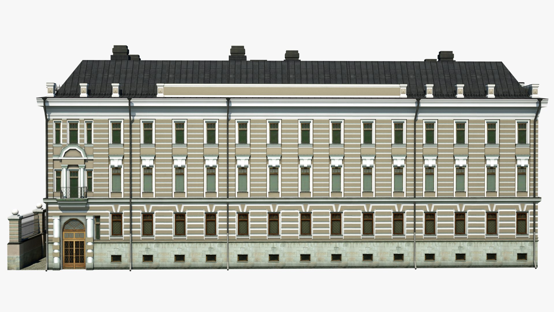 Max Classical Architecture Building