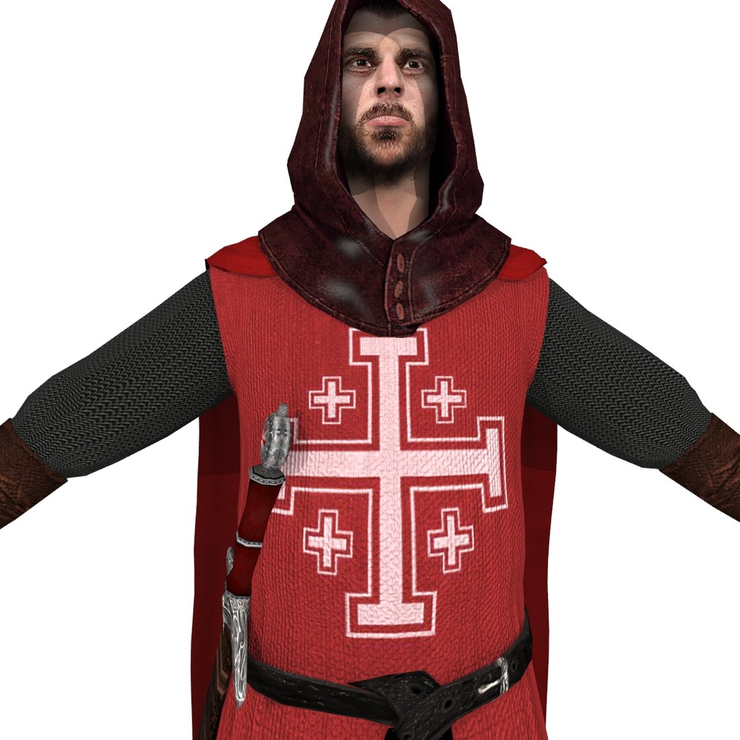 3d Medieval Crusader Model