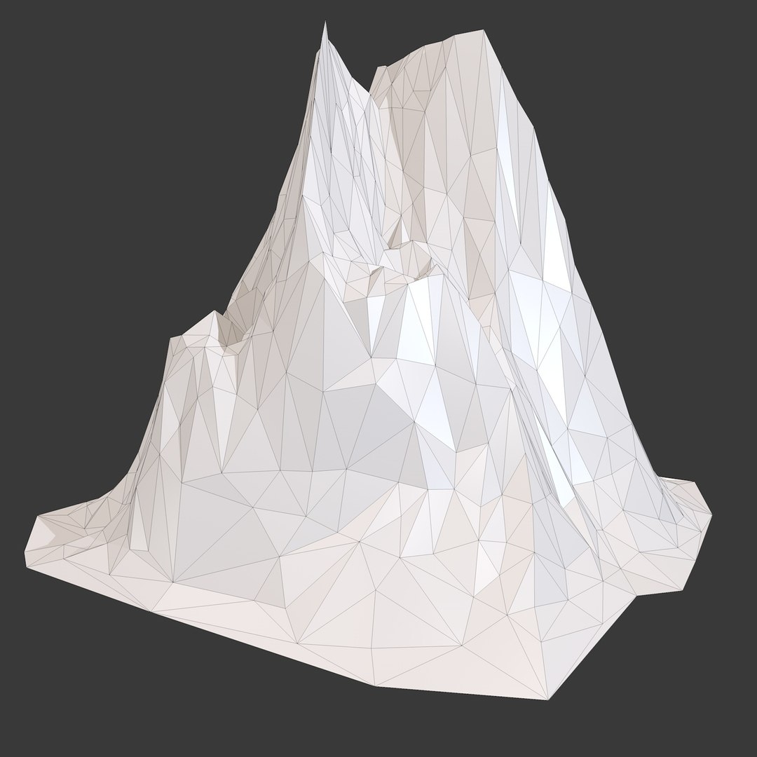 3d Mountain Model
